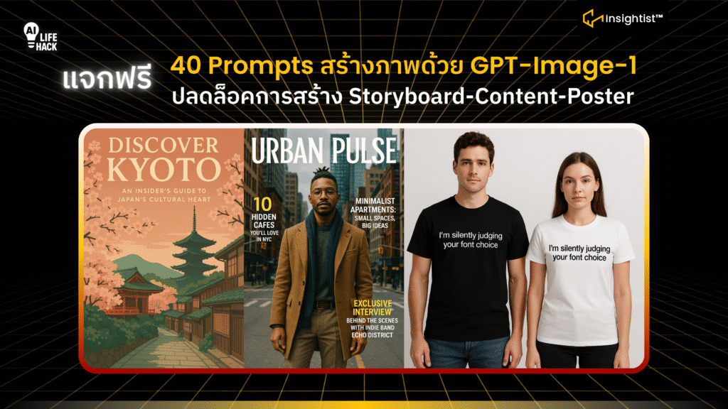 แจกฟรี 40 Prompts สร้างภาพด้วย GPT-Image-1 ปลดล็อคการสร้าง Storyboard ...